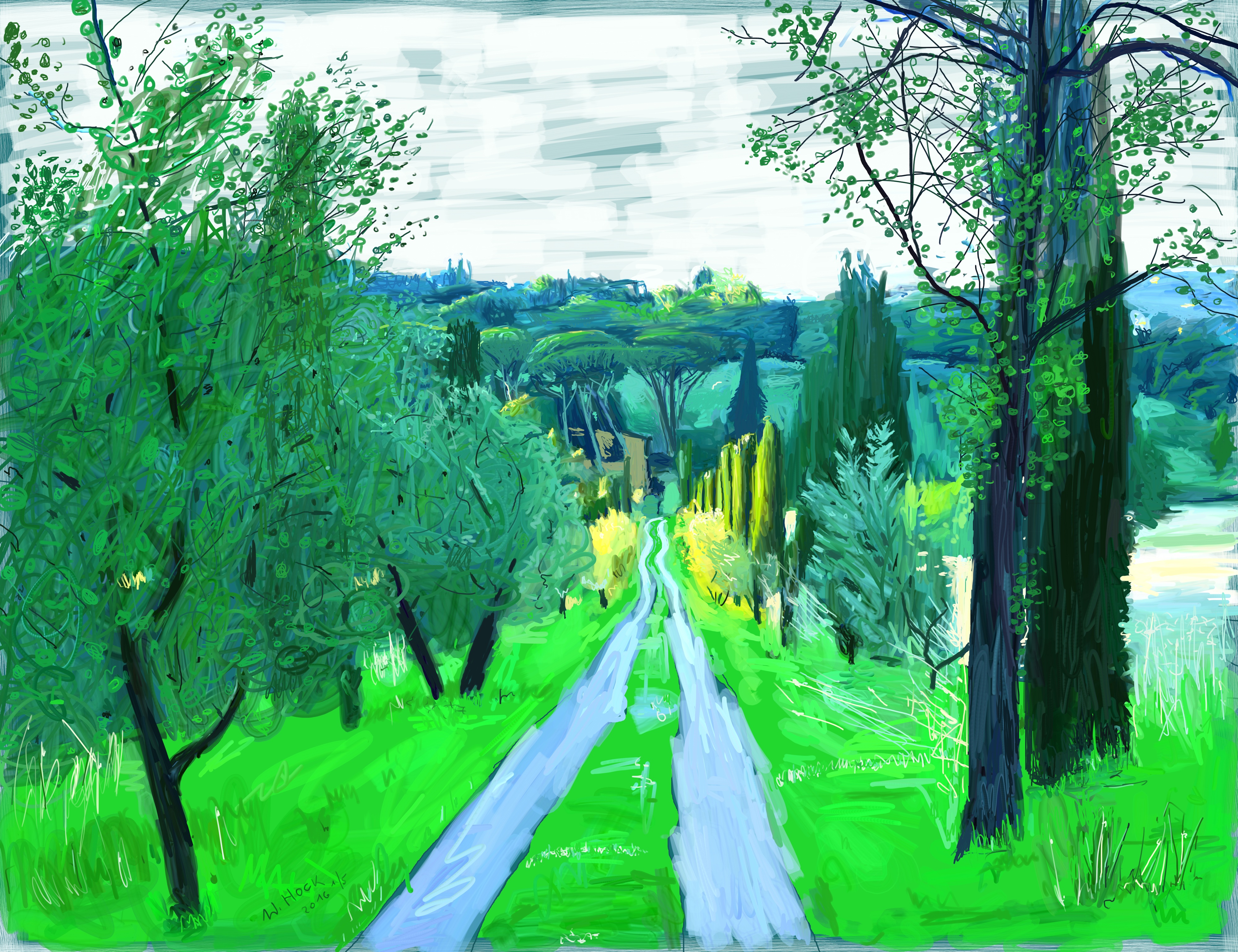 Wolfgang Hock ‧ Paintings ‧ Malerei ‧ Hock Art Studios